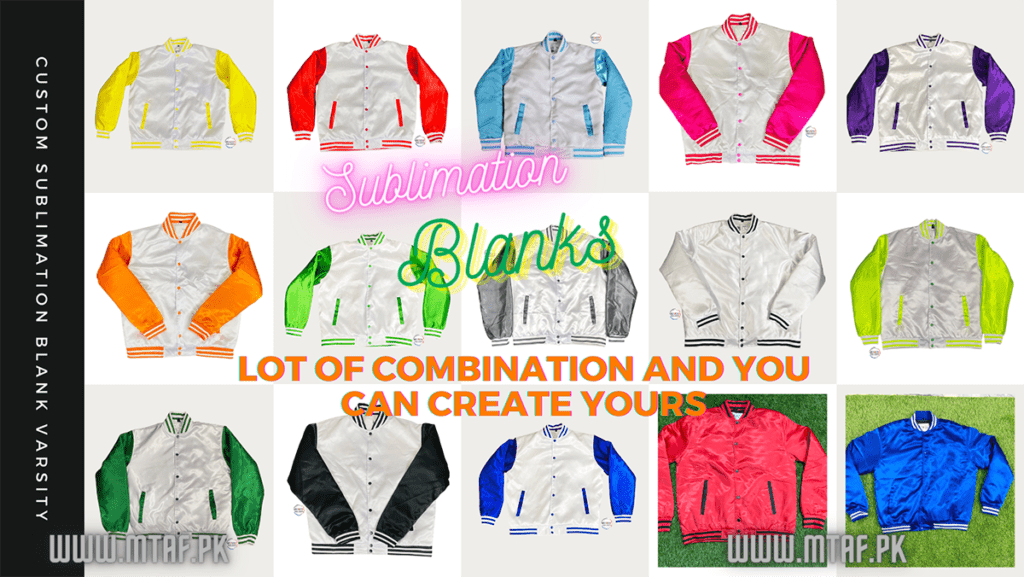 Sublimation Blank Varsity Jackets - Ready To Ship Blanks